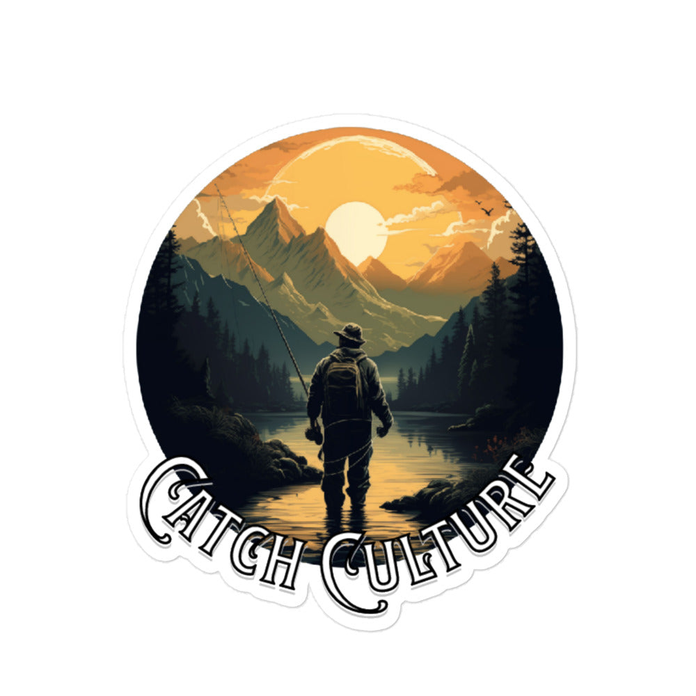 Amber Sunset Premium Sticker | Catch Culture Fishing – Catch Culture ...